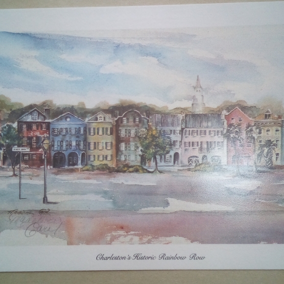 Madeline Carol | Art | Rainbow Row Picture | Poshmark